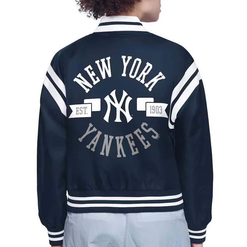 New York Yankees Varsity Satin Jacket