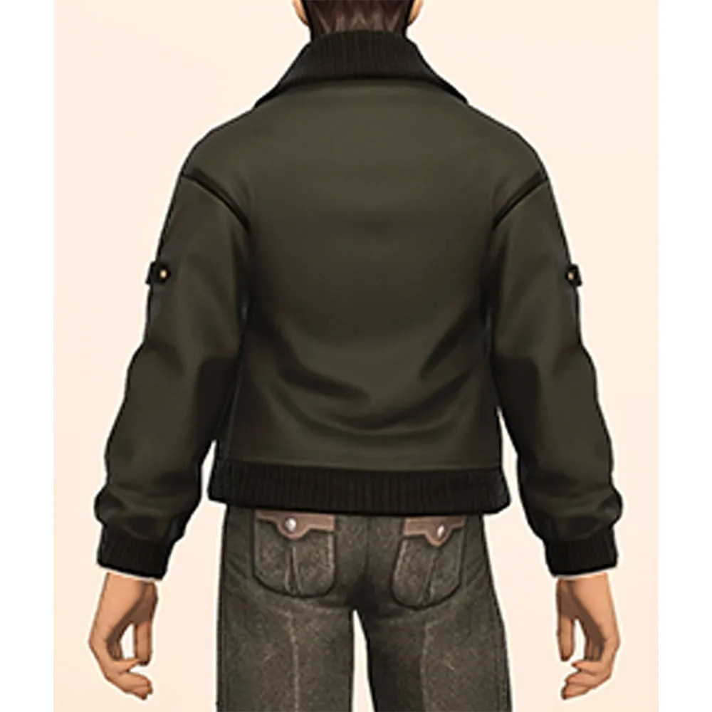 FFXIV Buttoned Varsity Jacket
