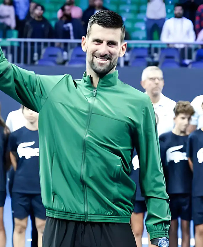 Novak Djokovic Hellenic Championship Cotton Polyester Jacket