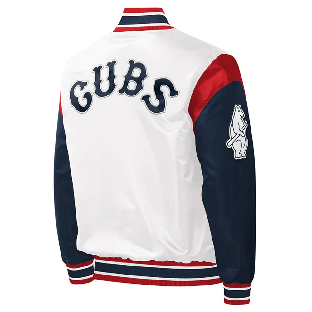 Chicago Cubs Satin Bomber Jacket