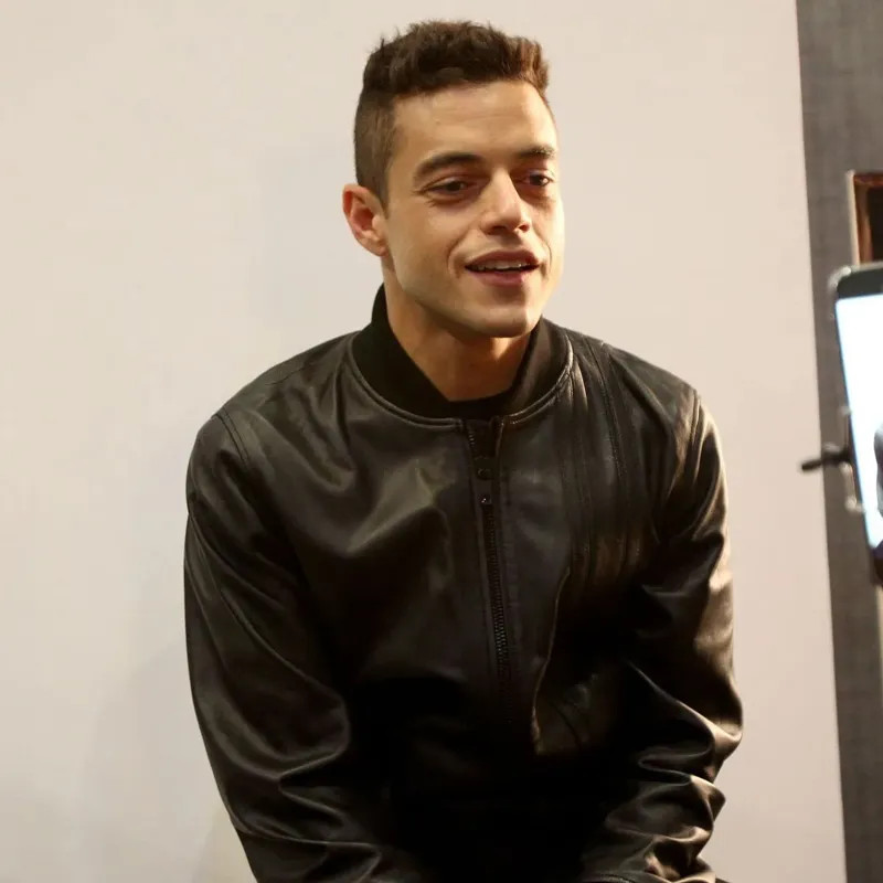 Rami Malek Mr Robot Leather Jacket