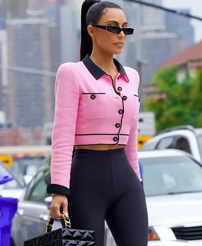 Kim Kardashian Pink Jacket
