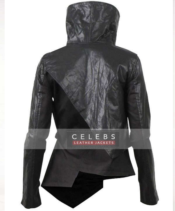 The Hunger Games Catching Fire Black Leather Jacket