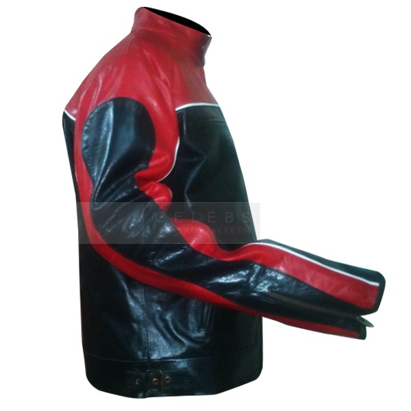 Mens Racer Motorcycle Leather Jacket | Street Fashion