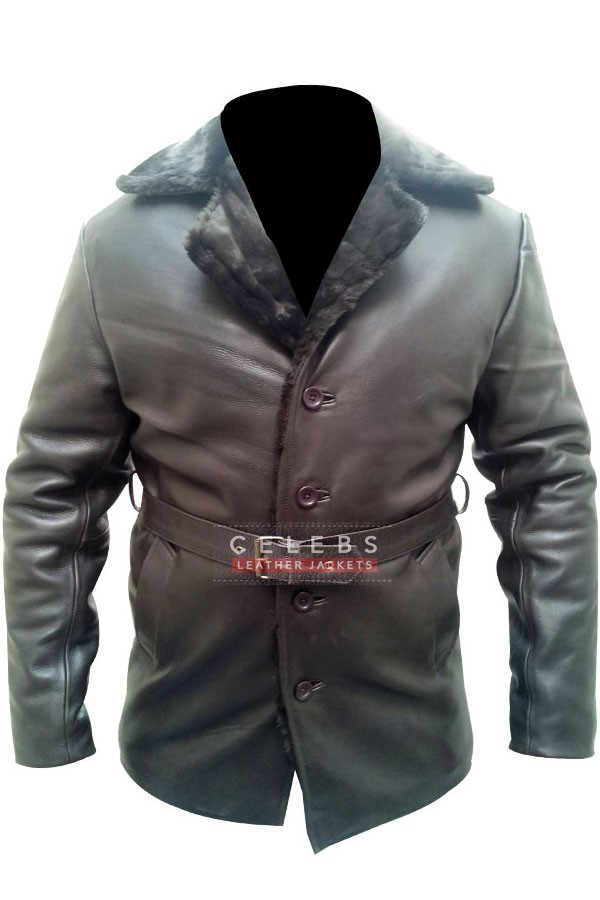 Hugh Jackman The Wolverine Brown Leather Coat | CLJ