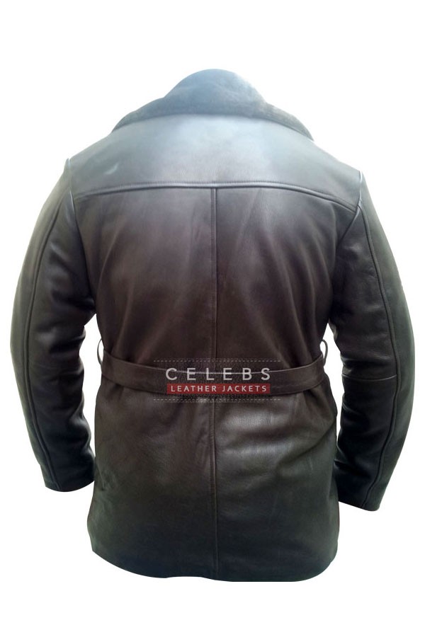 Hugh Jackman The Wolverine Brown Leather Coat | CLJ
