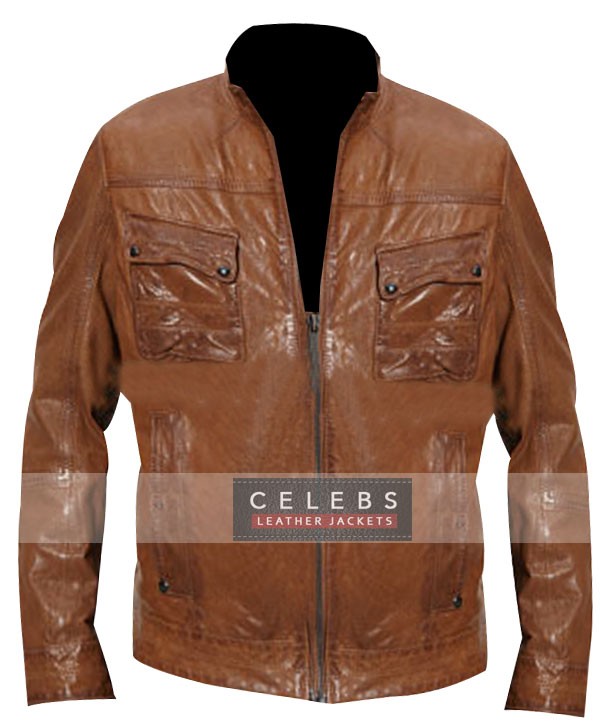 Looper Movie Bruce Willis Brown Leather Jacket | CLJ