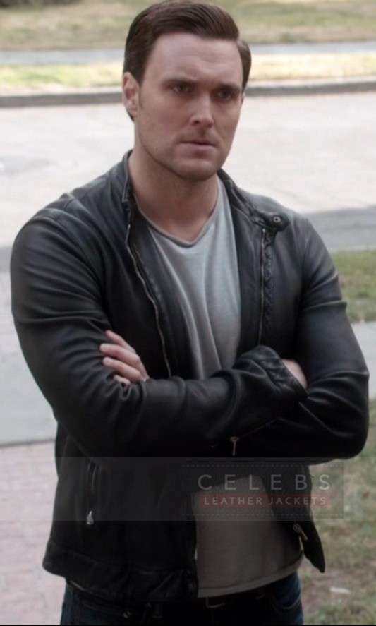 The Mentalist Wayne Rigsby Black Leather Jacket | CLJ