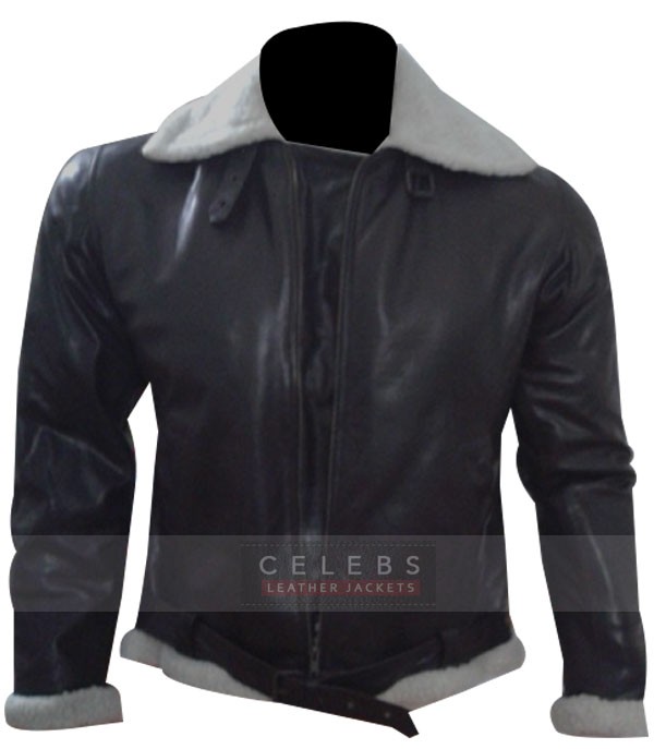 Rocky 4 Balboa Bomber Shearling Winter Flying Jacket Clj