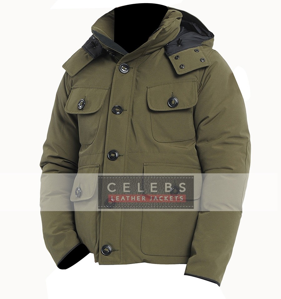 army green jacket winter
