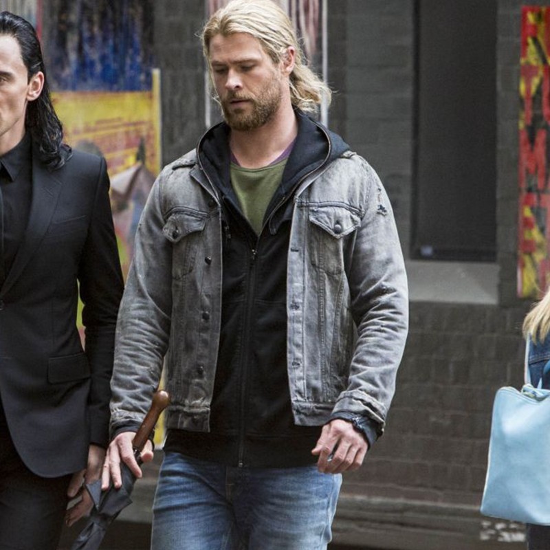 Thor Ragnarok Chris Hemsworth Denim Jacket | CLJ