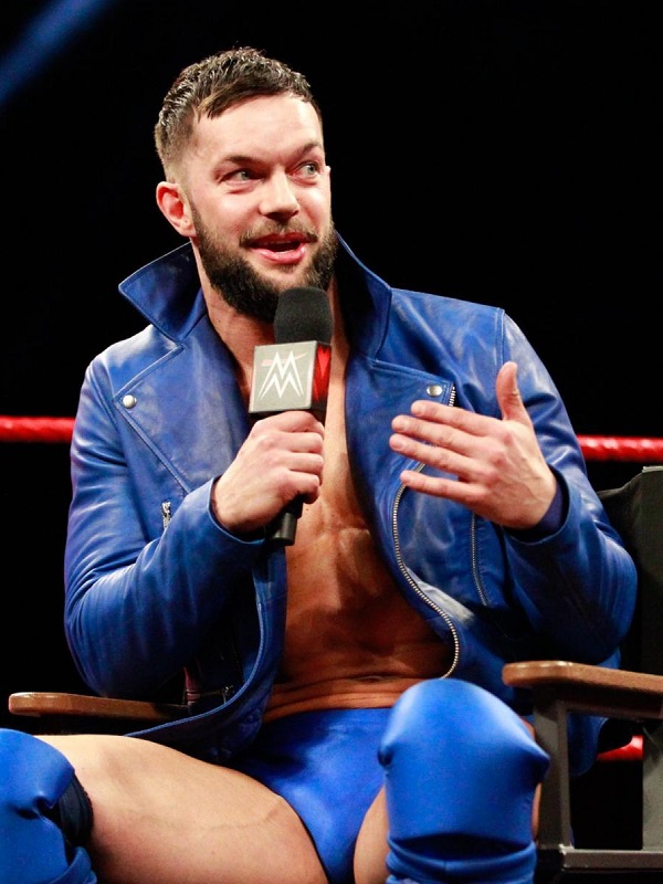 WWE Finn Balor Blue Leather Jacket | CLJ