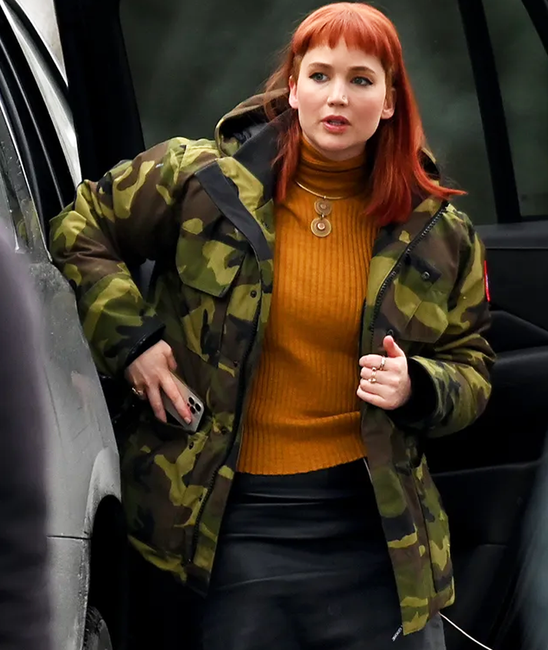 Don’t Look Up 2021 Jennifer Lawrence Military Jacket