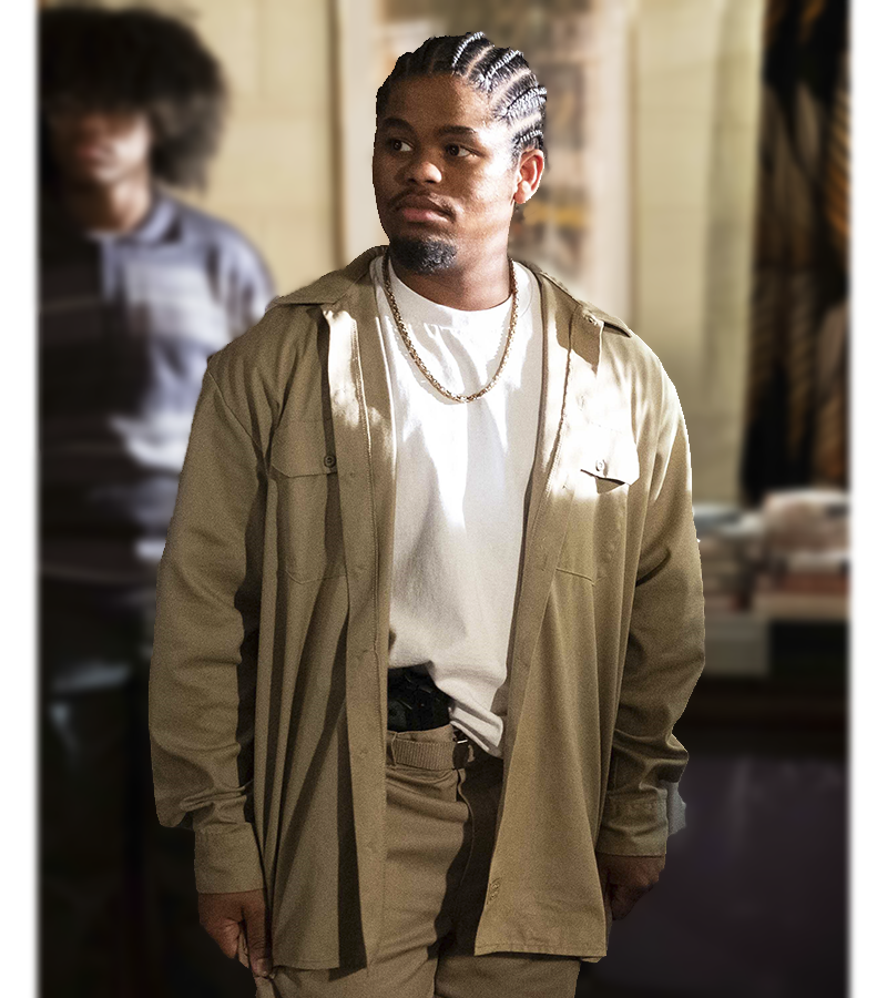 Snowfall TV Series 2017 Isaiah John Beige Cotton Jacket