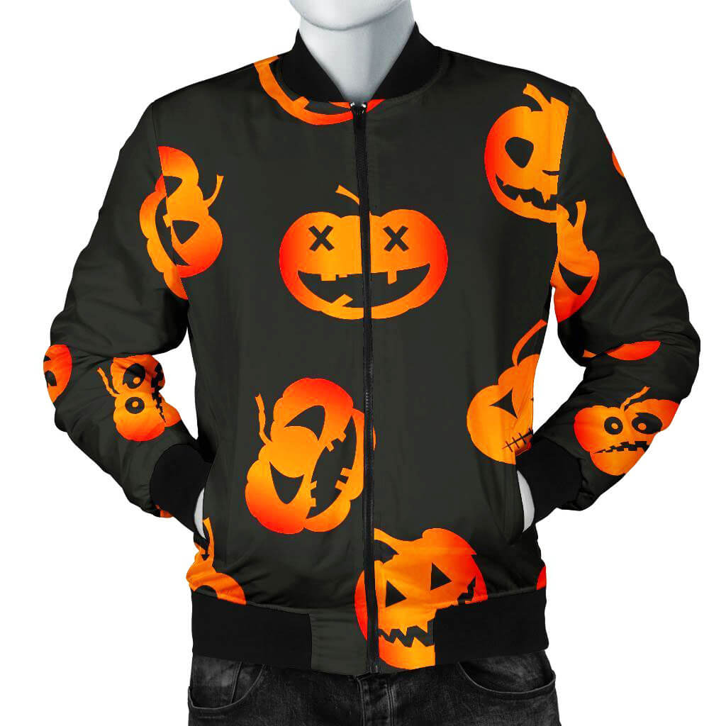 Halloween Pumpkins Design Bomber Jacket | CLJ