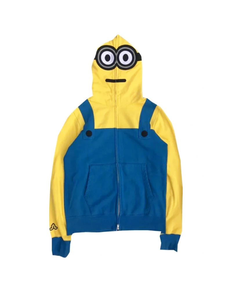Minions Full Zip Yellow & Blue Hooded Jacket | CLJ