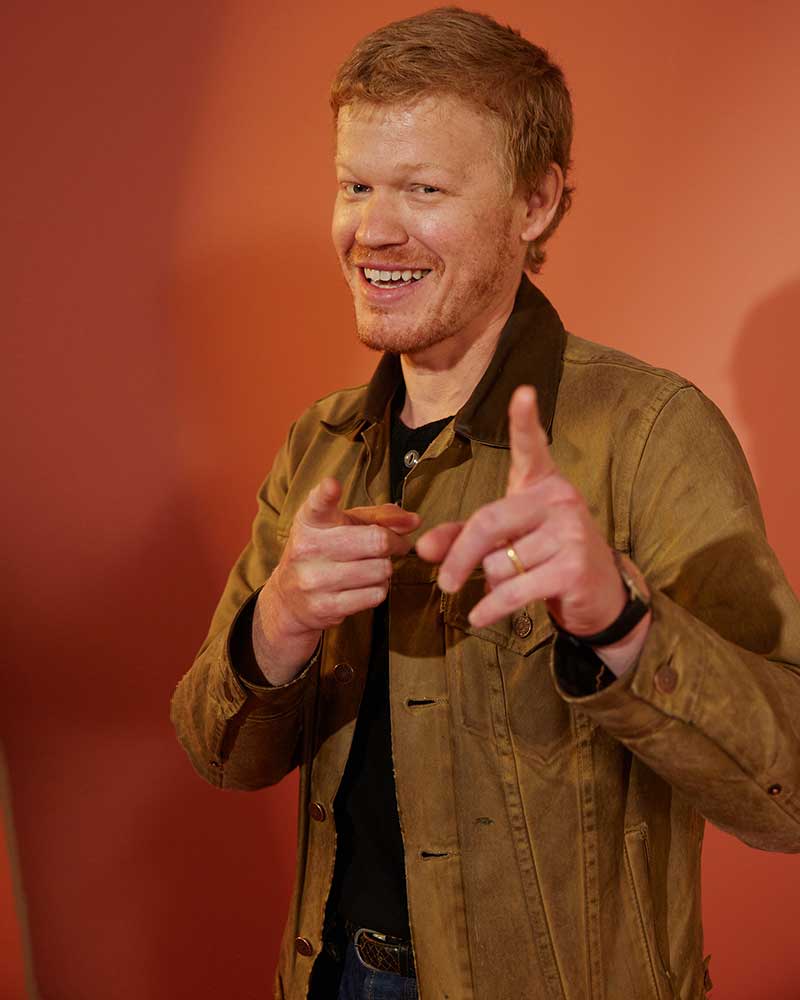Love & Death 2023 Jesse Plemons Brown Cotton Jacket