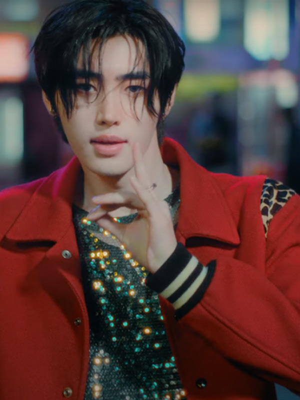 Sunghoon Enhypen Sweet Venom Red Jacket