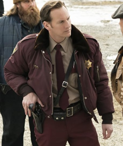 Lou Solverson Fargo S02 Tv Series Maroon Jacket