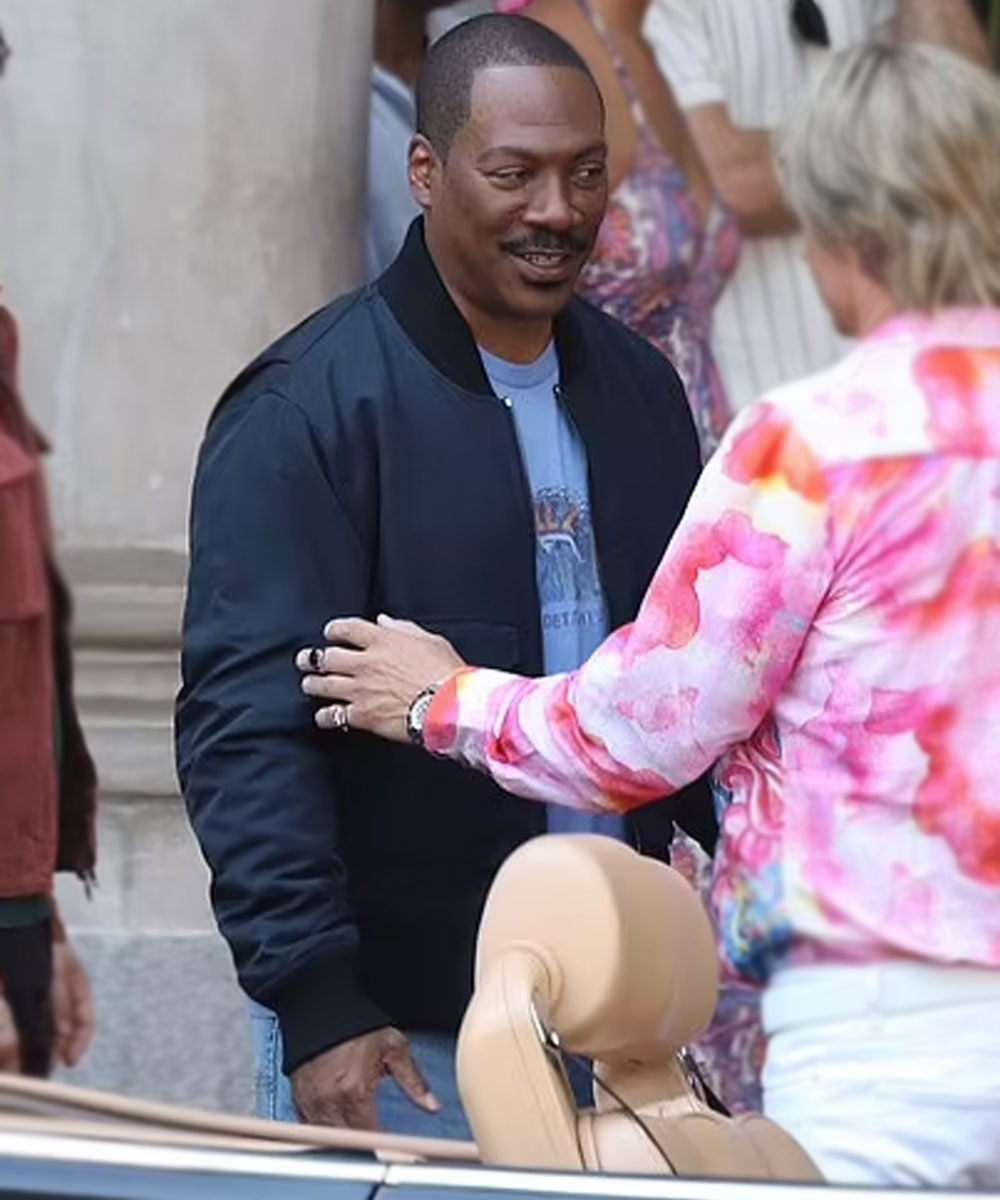 Beverly Hills Cop Axel F Eddie Murphy Blue Jacket
