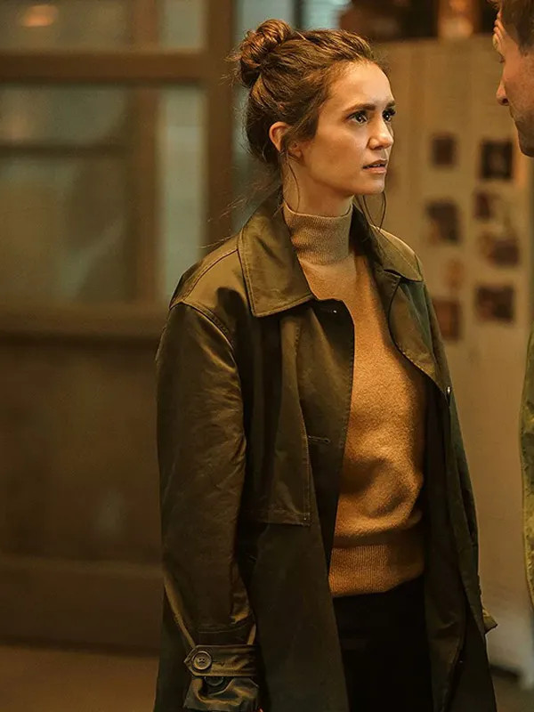 The Bricklayer 2024 Nina Dobrev Coat