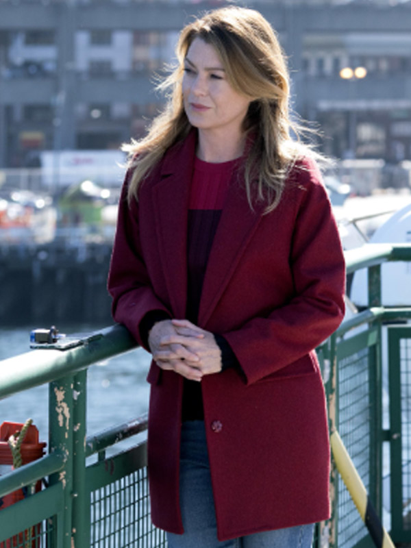 Dr. Meredith Grey Grey’s Anatomy Red Coat