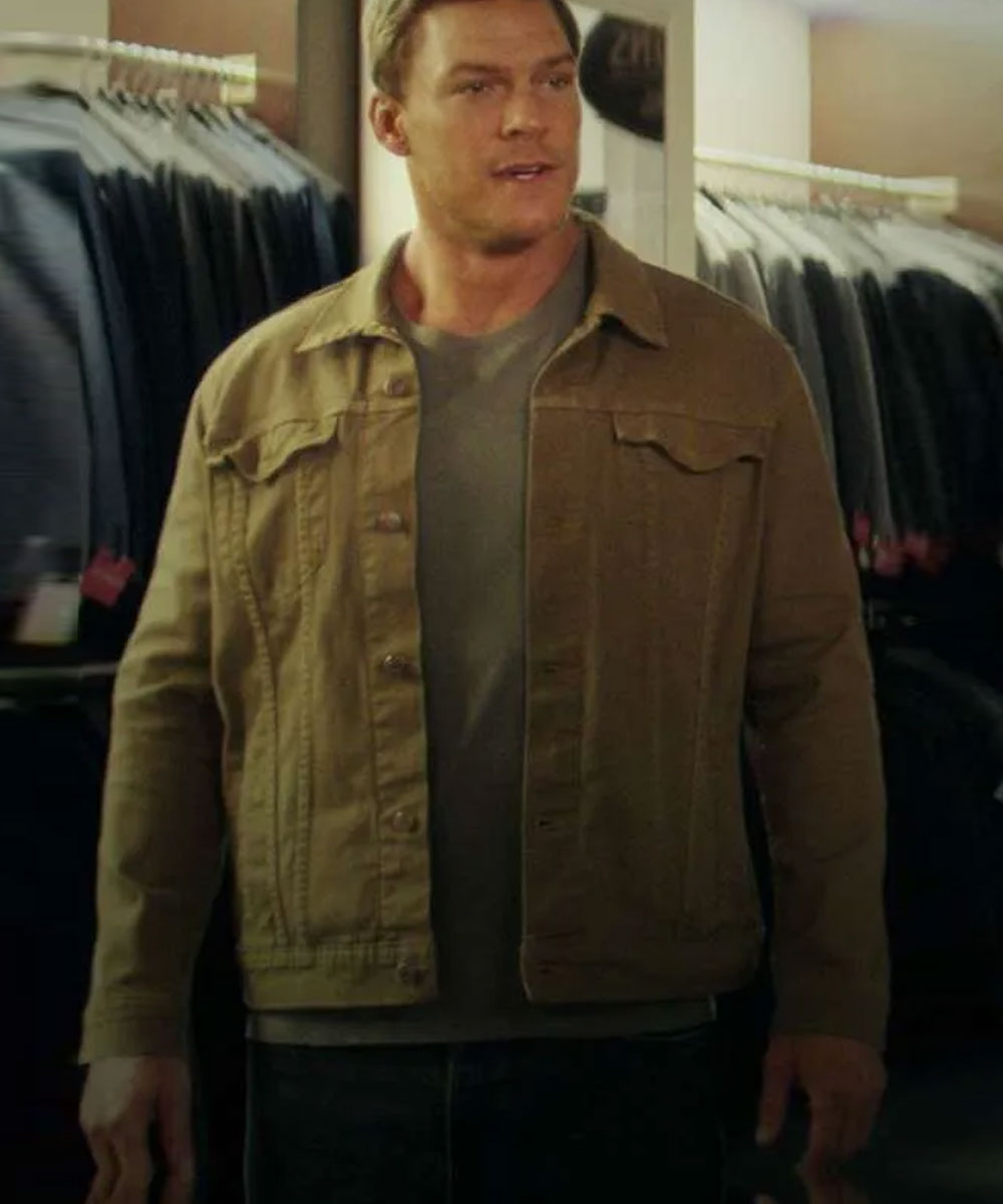 Reacher S01 Alan Ritchson Brown Jacket