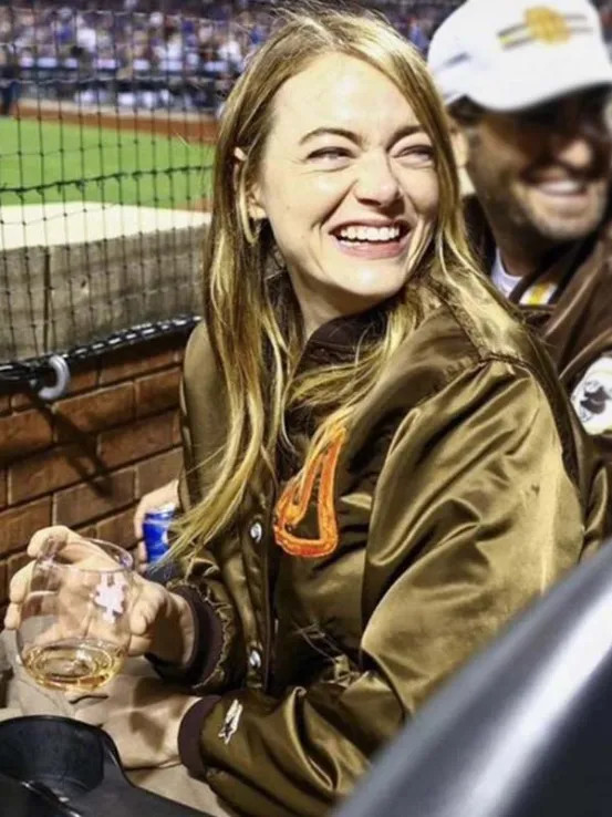 Emma Stone Padres Jacket