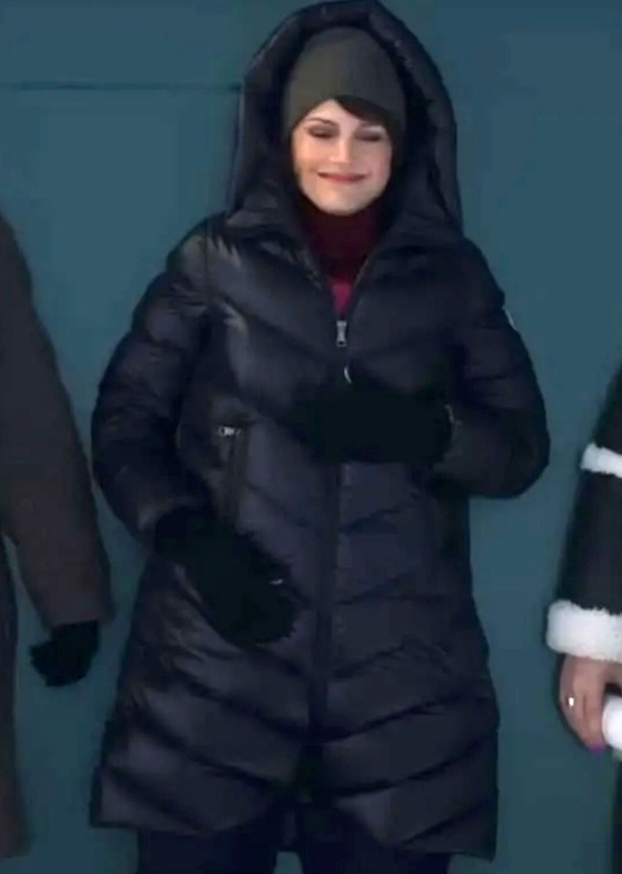 The Girls On The Bus Grace Gordon Greene Black Coat