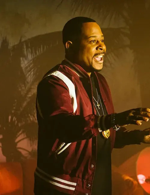 Martin Lawrence Bad Boys Ride or Die Maroon Jacket