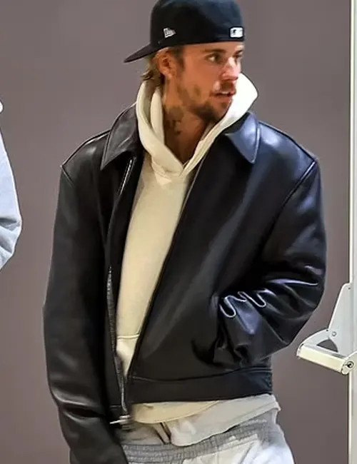 Justin Bieber Coachella Leather Jacket | FREE SHIPPING