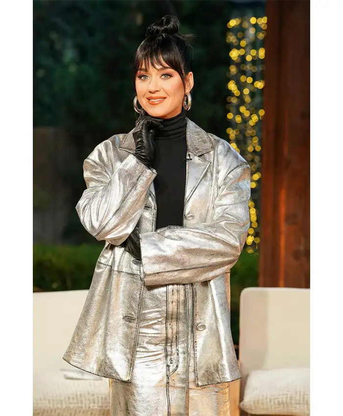 Katy Perry American Idol Silver Coat