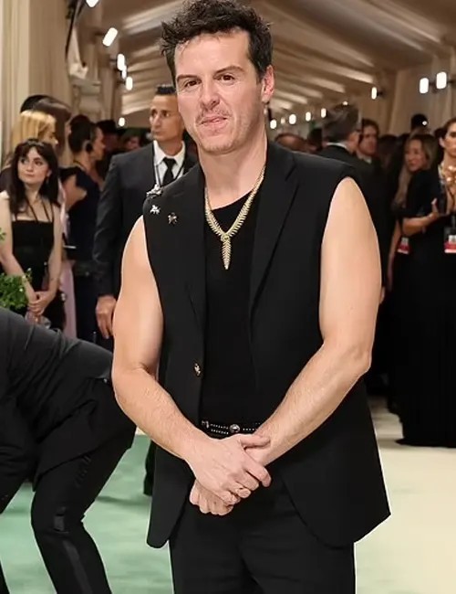 Andrew Scott Met Gala 2024 Sleeveless Blazer
