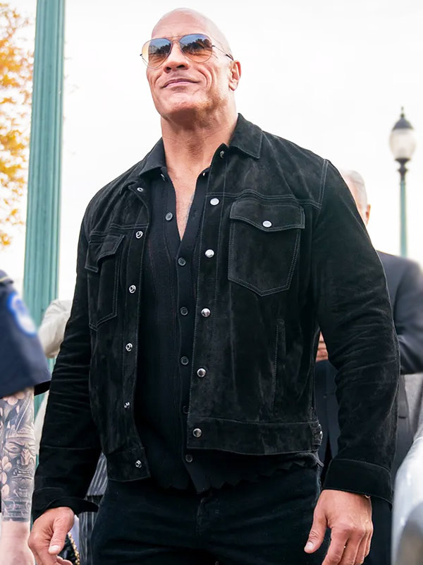 Dwayne Johnson Black Jacket