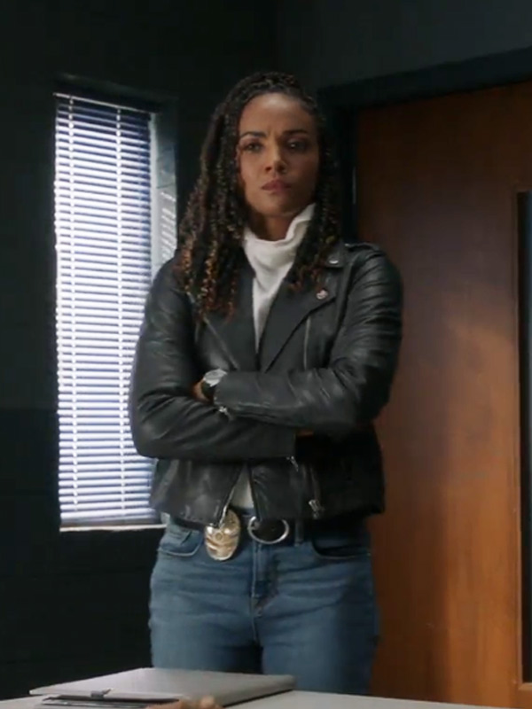 Mekia Cox The Rookie S06 Leather Jacket