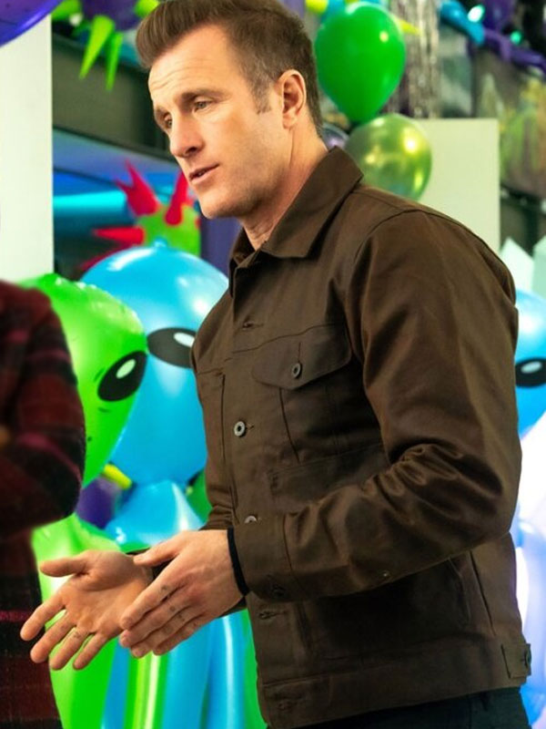 Scott Caan Alert Missing Persons Unit S02 Brown Jacket