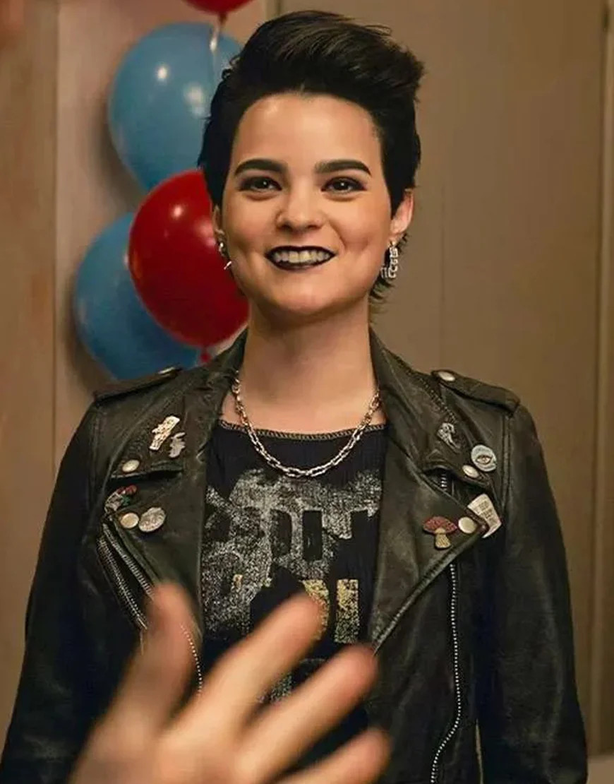Brianna Hildebrand Deadpool 3 Leather Jacket