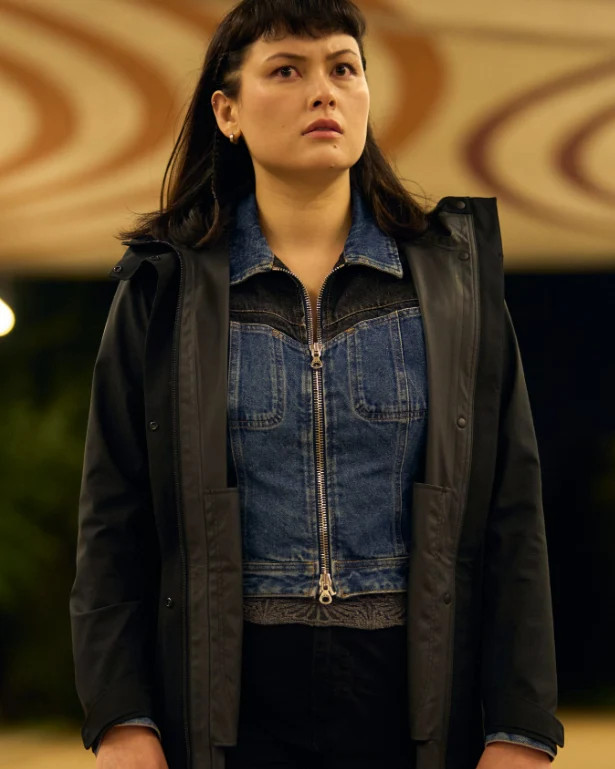 Jess Li Red Eye 2024 Black Jacket