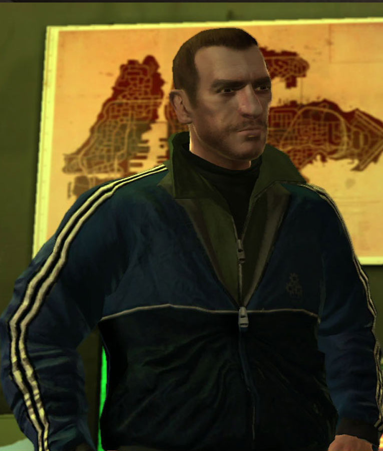 Niko Bellic Blue Jacket