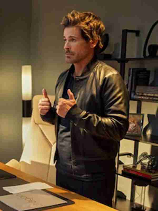 Rob Lowe Unstable Leather Jacket