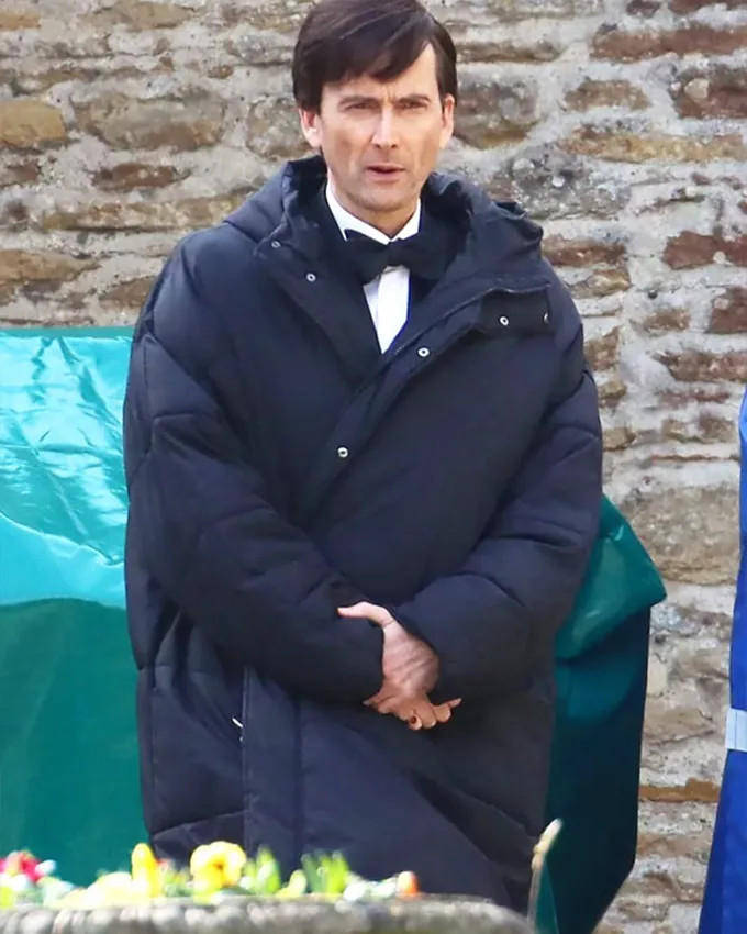 David Tennant Rivals 2024 Puffer Jacket