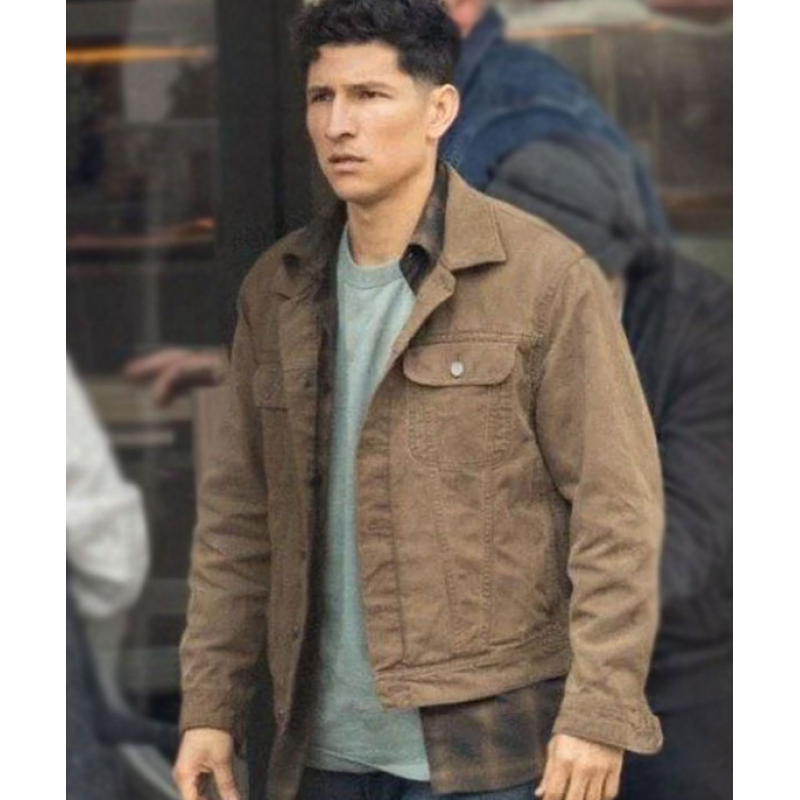 Danny Ramirez Captain America Brave New World 2025 Brown Jacket