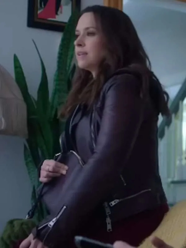 Cathy Hot Frosty 2024 Leather Jacket