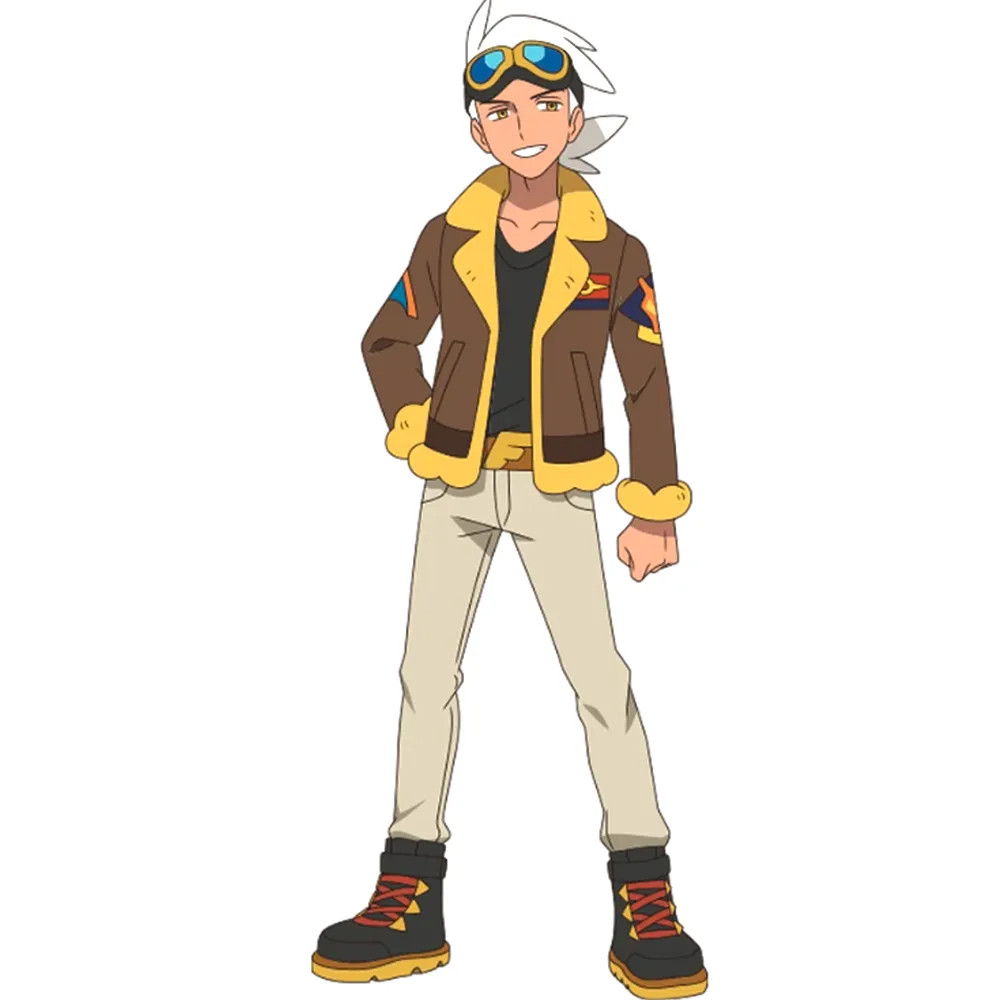 Professor Friede Pokémon Horizons Brown Jacket