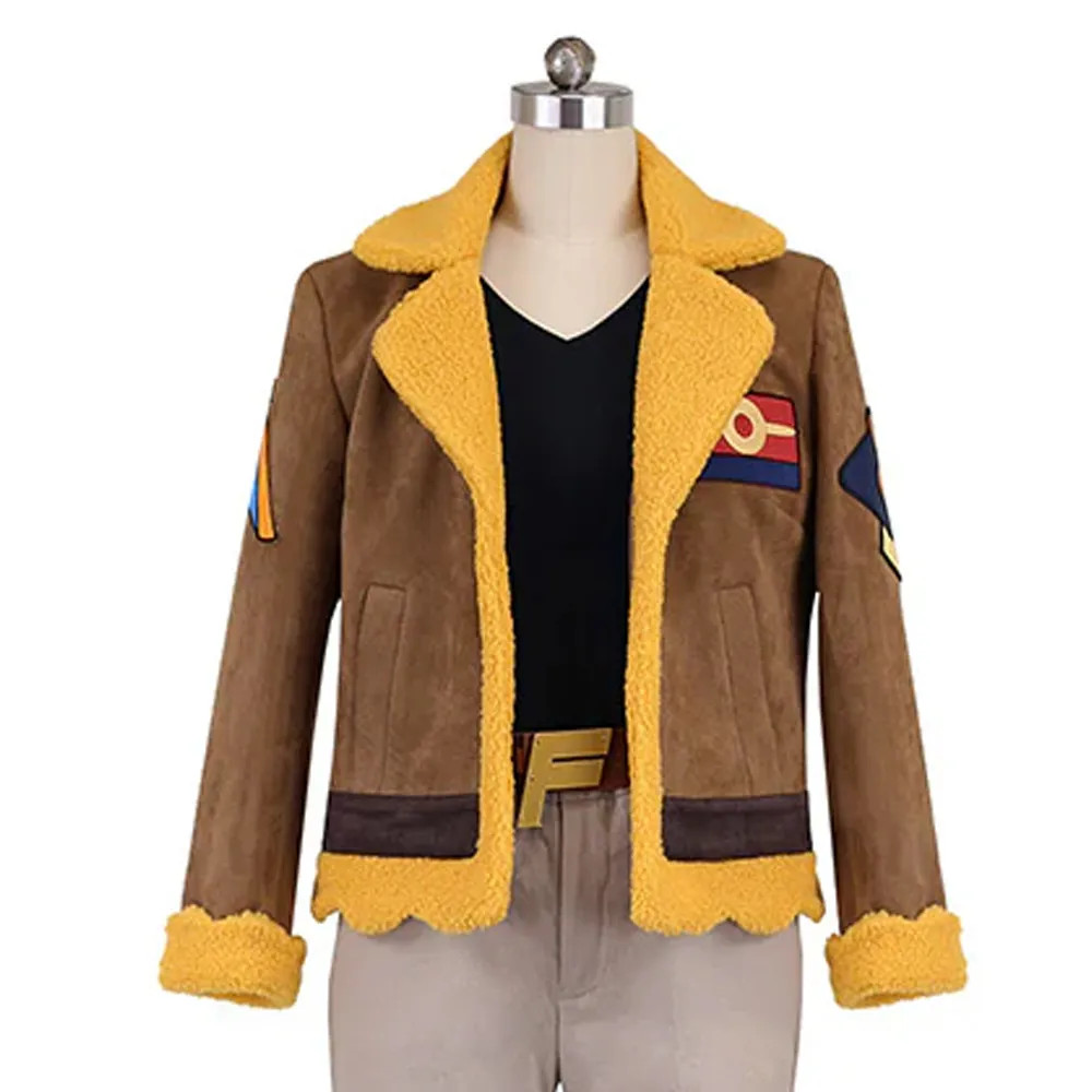 Professor Friede Pokémon Horizons Brown Jacket