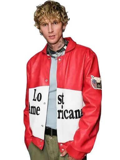 Machine Gun Kelly The Tonight Show 2025 Leather Jacket