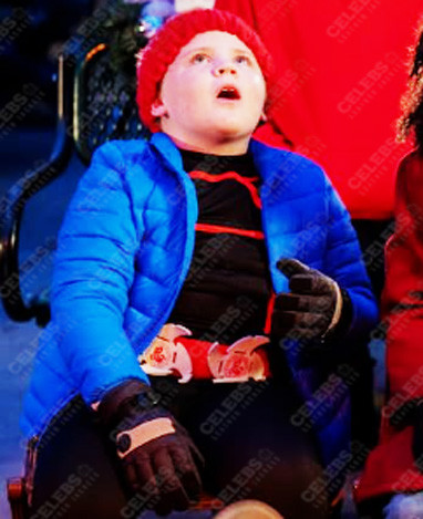 Wyatt Hunt Best Christmas Ever Blue Jacket