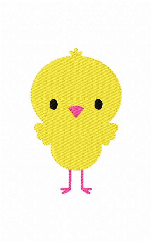 Spring Baby Chick Easter Embroidery - Joyful Stitches