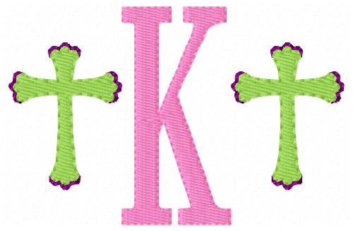 Cross Mini Monogram Set - Joyful Stitches
