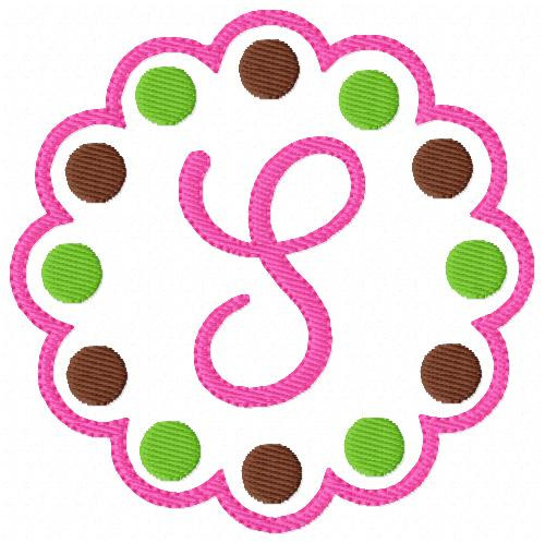 Southern Style Monogram Set #3 - Joyful Stitches